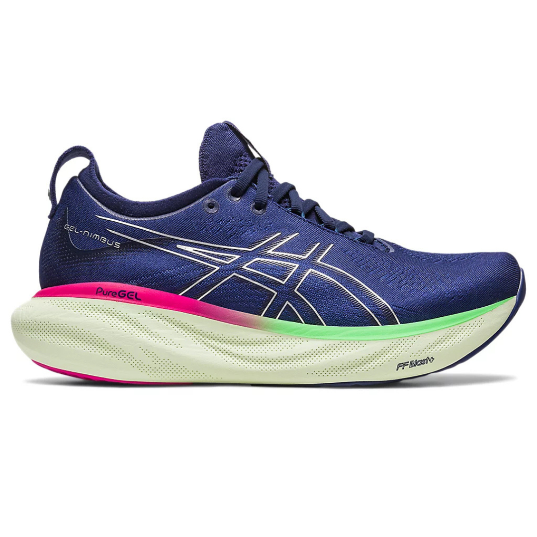 Asics Gel - Nimbus™ 25 Azul e Rosa – ForTimer